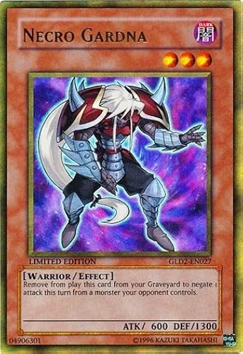 Yu-Gi-Oh! - Necro Gardna (GLD2-EN027) - Gold Series 2 - Limited Edition ...