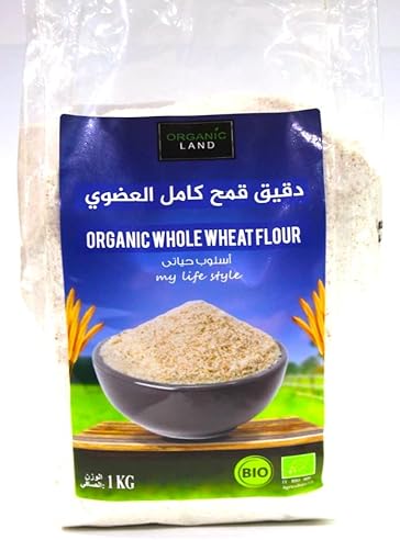 Organic Land Whole Wheat Flour, 1 kg price in Saudi Arabia | Amazon ...