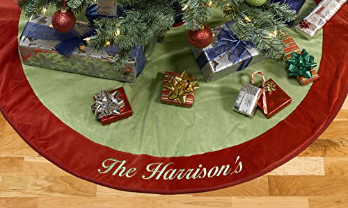 Gorgeous Personalized Christmas Tree Skirts Add Christmas Spirit ...