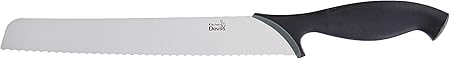 Kitchen Devils Control Bread Knife, Stainless Steel, Black, 44.3 x 3.5 ...