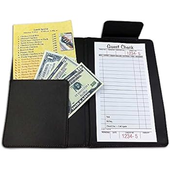 Amazon.com: Server Book Waitress Book, Kakbpe Waiter Book Server Wallet ...