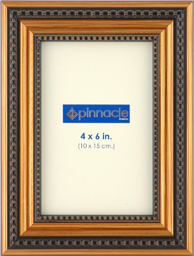 Amazon.com - Pinnacle Frames Antique Bronze Frame with Beaded Edge, 4 ...