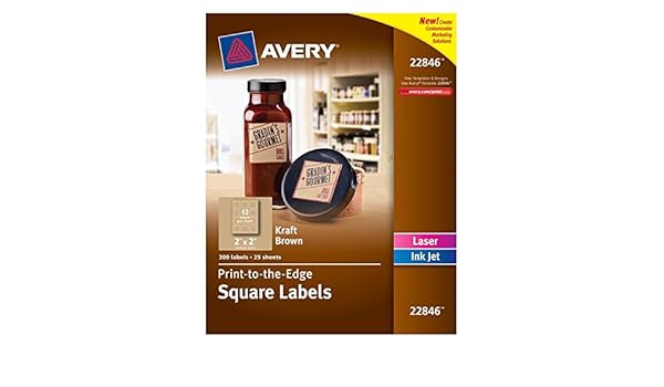 Avery Label Template 22846 Pensandpieces