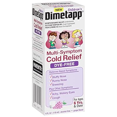 Dimetapp Children's Cold Relief Grape Liquid, 4 fl Nepal | Ubuy