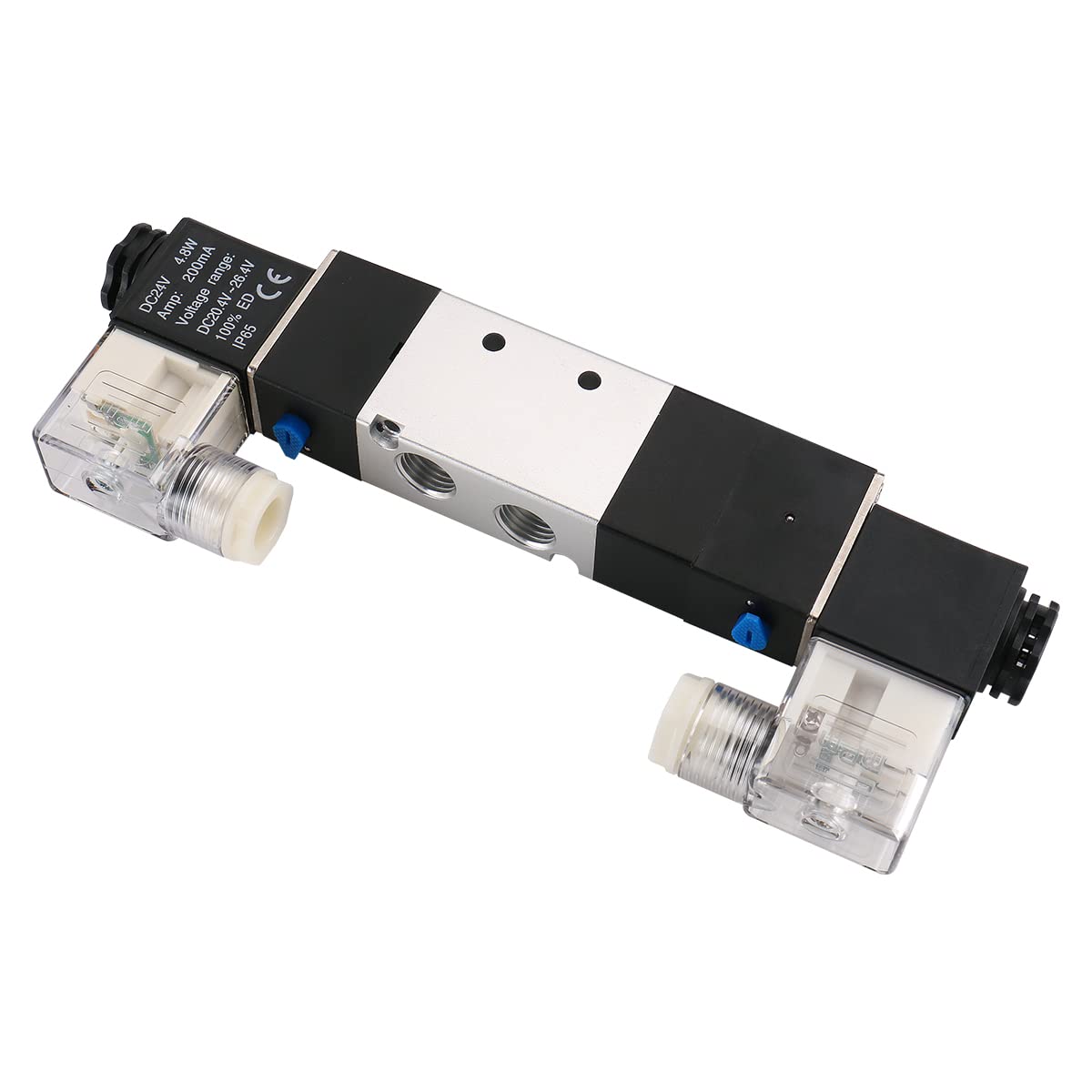 Mua Baomain Pneumatic Solenoid Air Valve 4V230C-08 DC 24V 5 Way 3 Position PT1/4" Internally ...