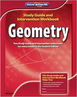 Amazon.com: Geometry, Study Guide and Intervention Workbook (MERRILL ...