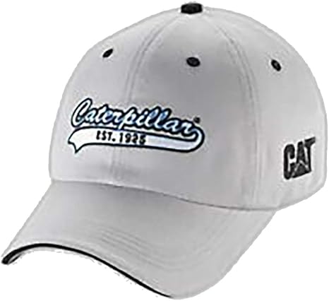 Caterpillar CAT Equipment Blue & Gray Est. 1925" Sandwich Visor Retro ...