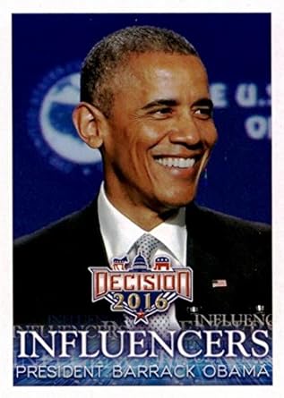 Barack Obama trading card (44th President United States) 2016 ...
