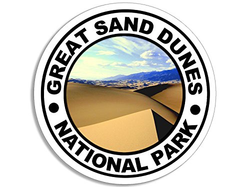 Mua Round Great Sand Dunes National Park Sticker (Decal rv Hike Hiking ...