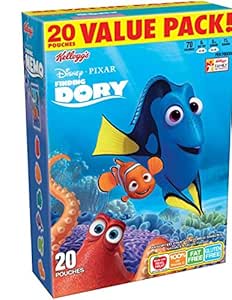 Amazon.com: Kellogg's Fruit Flavored Snacks - Finding Nemo - 20 ct