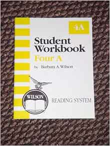 Wilson Reading System, Student Workbook, Four A: 9781567780857: Amazon ...