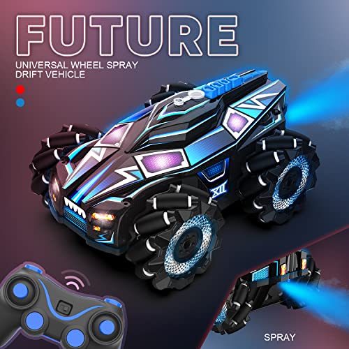 HR Fog Remote Control Car for Kids High Speed LED Light Race RC Car ...