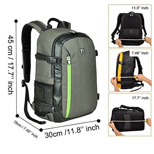 YuHan Oxford Large Capacity Multi-function Waterproof Anti-shock SLR ...