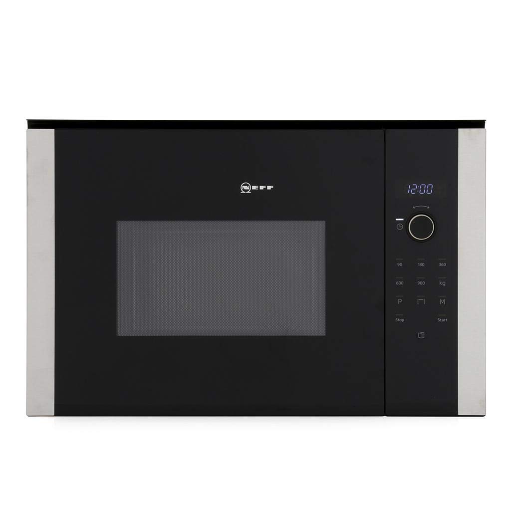 Neff HLAGD53N0B 900W 25L Compact Height Built-in Microwave with Grill ...