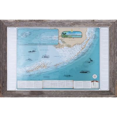 Florida Keys Shipwreck Chart: Soldier Key to the Dry Philippines | Ubuy