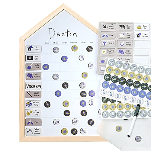 Magnetic Responsibility Chart Whiteboard for Wall - Modern and ...