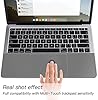 Ecomaholics 2 pcs Laptop Touchpad Trackpad Protector Skin Grey for ...
