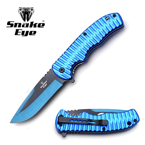 Snake Eye Tactical Red Two Toned Blade Action Assist Folding Knife ...