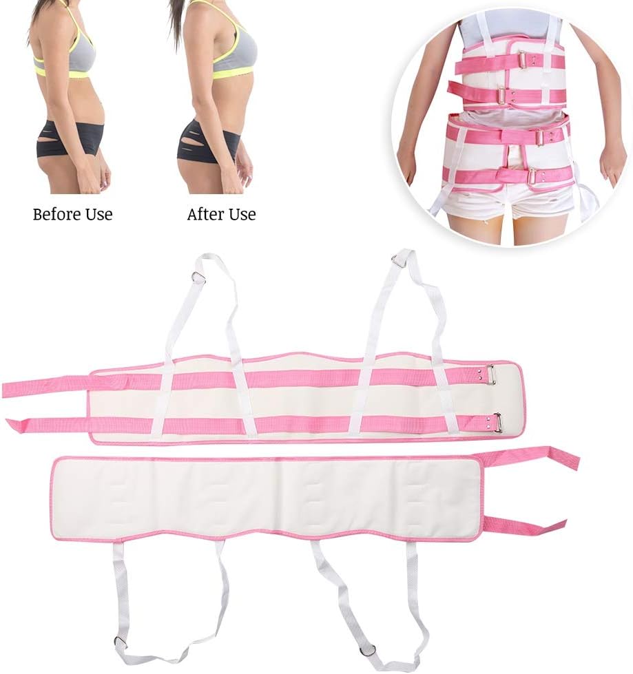 Cervical Spine Correction Belt Lumbar Spine Pelvis Traction Therapy Body Stretching Lumbar ...