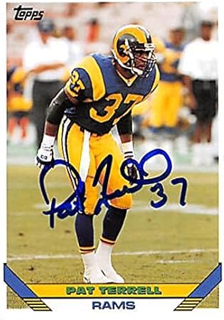 Pat Terrell autographed Football Card (Los Angeles Rams) 1993 Topps ...