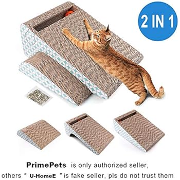 Amazon.com : PAWISE Cat Scratcher Cardboard Reversible Cat Scratcher ...