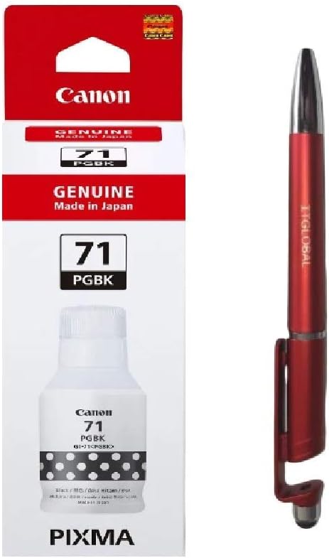 Canon 71 Pigment Black Ink Bottle for Canon Pixma G1020: Amazon.in ...