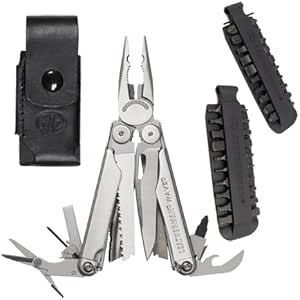 New Leatherman 830039 Wave Multitool with Leather Sheath includes a ...