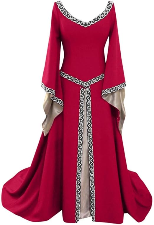 Jurk dames middeleeuwse jurken Victoriaanse koningin jurk cosplay ...