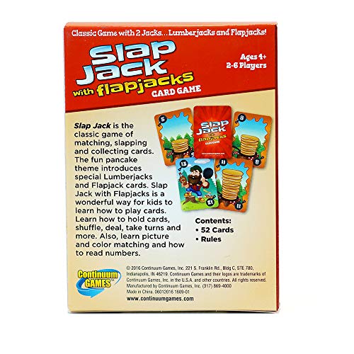 Continuum Games Slap Jack Flap Jacks Card Game - Kids Age 4 & Up on ...