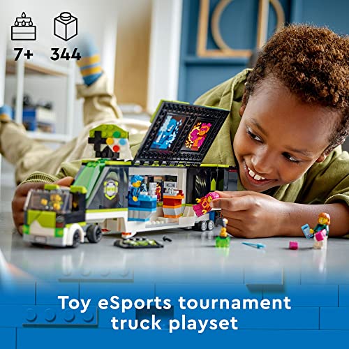 LEGO City Gaming Tournament Truck 60388, Gamer Gifts for Girls, Boys ...