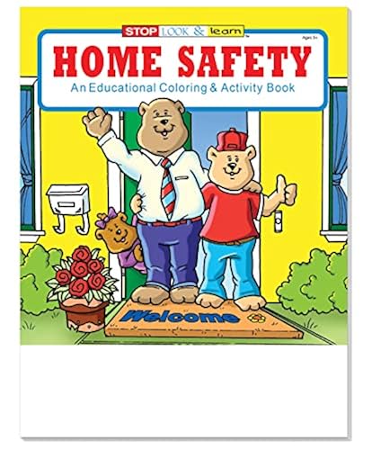Zoco - Home Safety - Kids Educational Coloring Books (25 Bulk Pack ...
