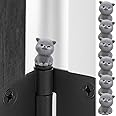 Amazon.com: Cat Decorative Topper Set of 6 - Magnetic Hinge Head ...