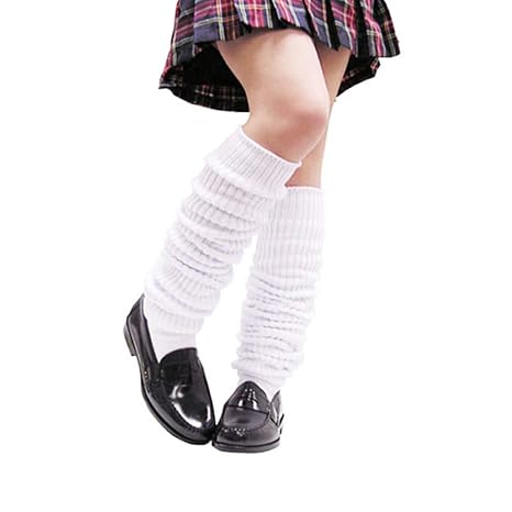Women's Long Heavy Slouch Socks Scrunch Cotton Socks Extra Knit Loose ...