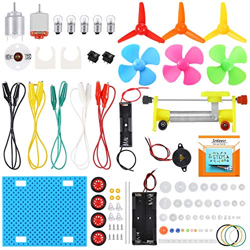 Sntieecr Electric Circuit Learning Kit, Car Model Assemble Physics ...