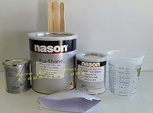 Amazon.com: Nason Ful Thane Super Jet Black Single Stage Urethane auto ...
