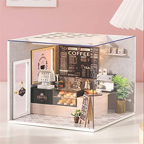 Flever Dollhouse Miniature DIY House Kit Creative Room with Furniture ...