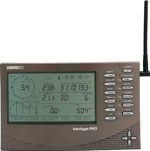 Davis Vantage Pro 2 Weather Station - Black | Weather Station For Home