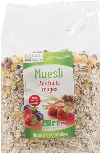 La Vie Claire Muesli With Red Berries 1Kg Organic price in Saudi Arabia ...