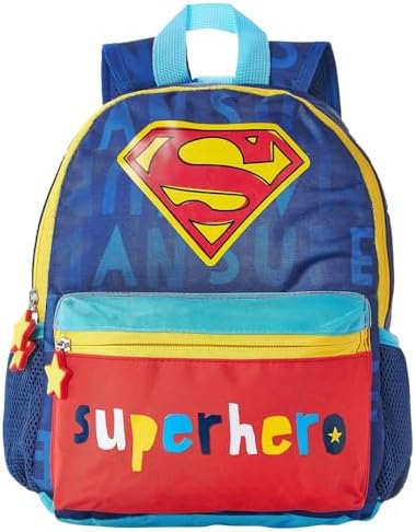 Warner Bros Superman Super Hero Pre School Backpack, 12-Inch Size ...