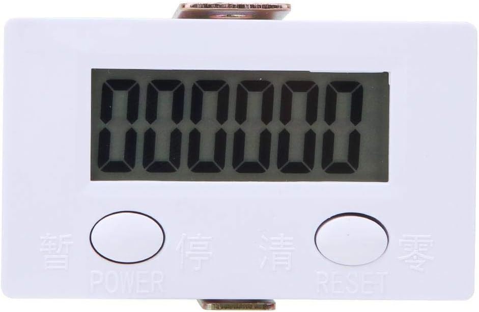 Contador digital BERM®, BEM-6C Pantalla LCD de 6 dígitos Contador ...