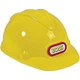 Boss Construction Helmet - Childs Hard-hat: Amazon.co.uk: Toys & Games