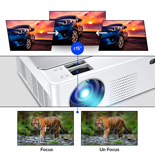 Xiaoya proyector para exteriores, proyector de películas hd