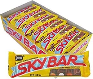 Amazon.com : Necco Sky Bar, 1.5 oz, Bars - 24 count : Candy And ...