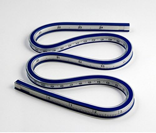 Amazon.com: 24 Inch (60cm) Flexible Curve Ruler Flex Design Rule, Ideal ...