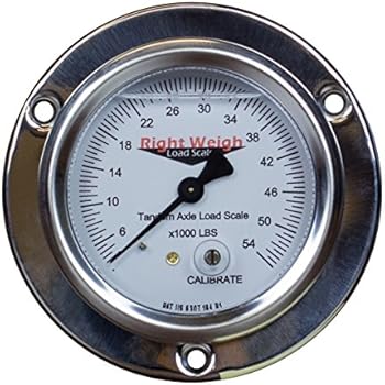 Load Weight TelTek Blue Gauge Peterbilt Freightliner International