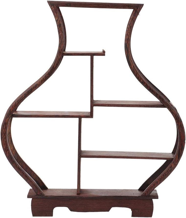 Antique Display Rack Art Retro Wall Shelf Carving Crafts Flower Pot ...
