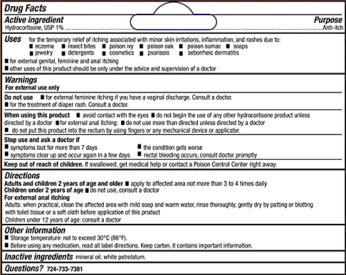 Avedana Hydrocortisone Ointment | 1oz Hydrocortisone Ointment with 1 ...