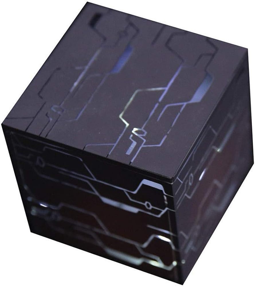 NieR Automata 9S 2B Cube LED Toy Type B Cosplay Props White Light Black ...