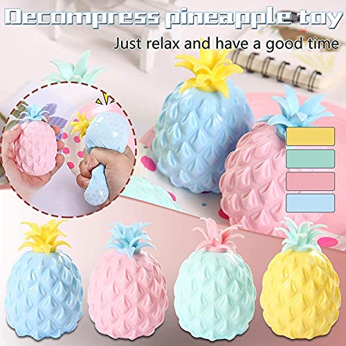 (1 Piece) Pineapple Stress Balls Toy, Fruit Fidget Toys Anger Relief ...