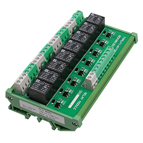 Good BNTai 8 Channel Interface Relay Module 12VACDC 24VACDC 110VAC ...